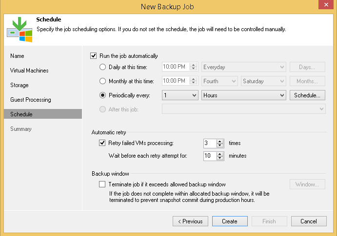 How to: Create a Local Virtual Machine Backup Job using Veeam B&R